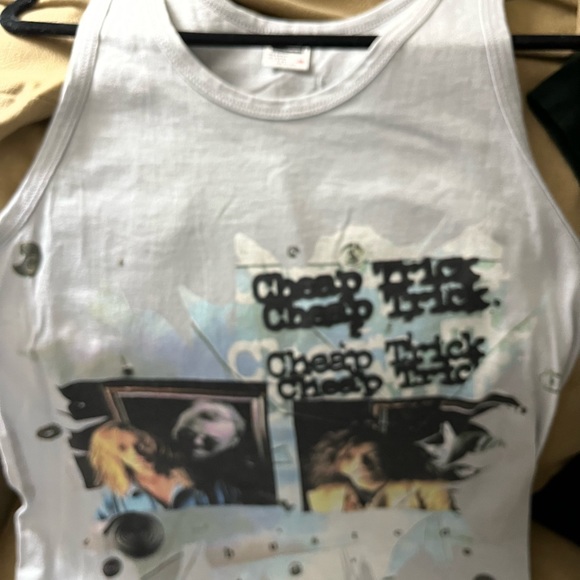 Tops | Vintage Cheap Trick Tank Top 10 Cotton Size Medium | Poshmark